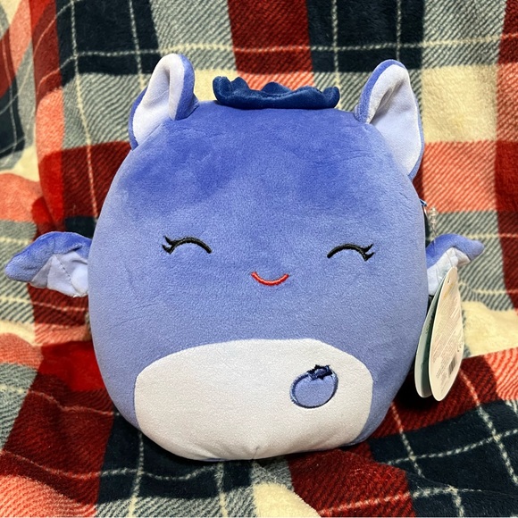 Squishmallows | Toys | Squishmallows 8 Bessie The Blueberry Bat | Poshmark